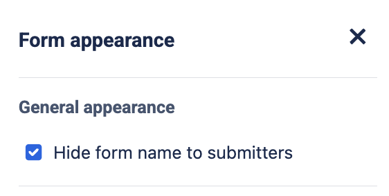 Customizing Form Appearance and Branding Options